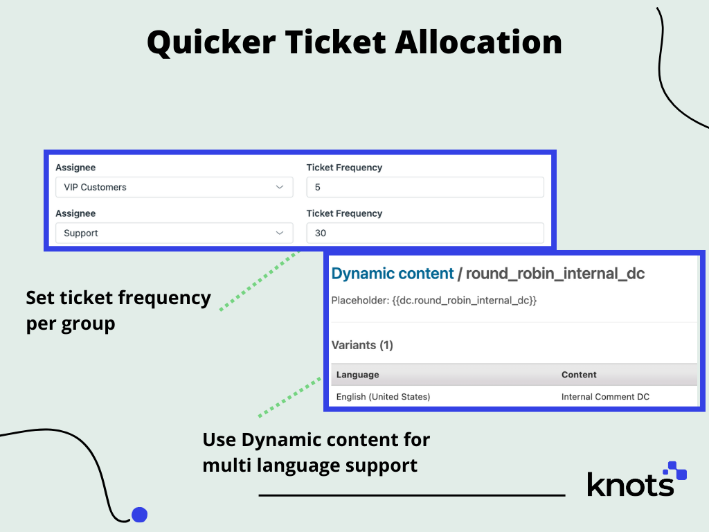 Round Robin Assignment by Knots App Integration with Zendesk Support